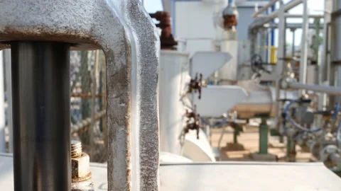 Engineering structure chemical pipelines... | Stock Video | Pond5