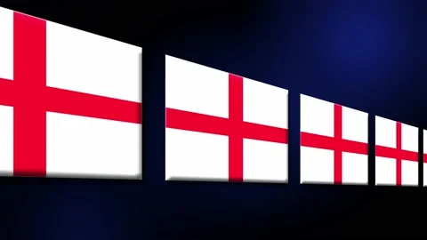 England Flag Animated Background 3d Anim... | Stock Video | Pond5