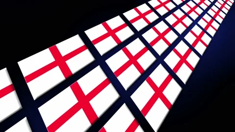 England Flag Animated Background 3d Anim... | Stock Video | Pond5