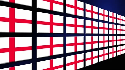 England Flag Animated Background 3d Anim... | Stock Video | Pond5