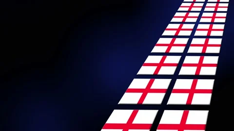 England Flag Animated Background 3d Anim... | Stock Video | Pond5
