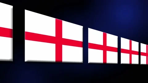 England Flag Animated Background 3d Anim... | Stock Video | Pond5