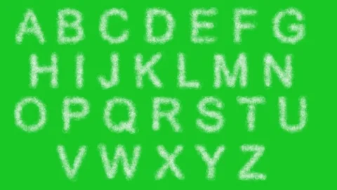 White Alphabets Stock Videos – Royalty-Free HD & 4K Videos | Pond5