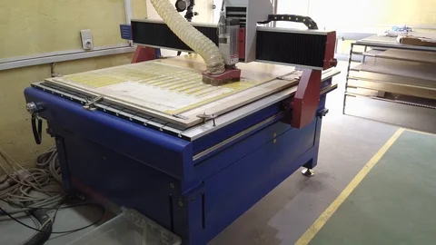 Engraving CNC milling machine in the pro... | Stock Video | Pond5