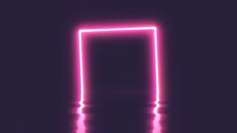 Enter the Neon Portal: A Mysterious Jour... | Stock Video | Pond5