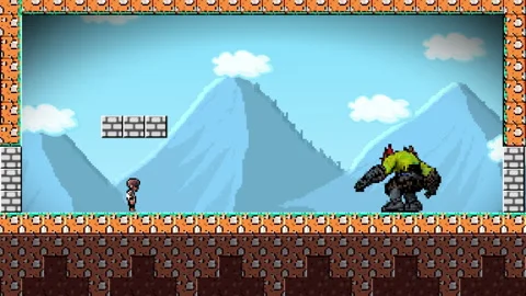 Entering Boss Fight Arena In Fun Retro V... | Stock Video | Pond5