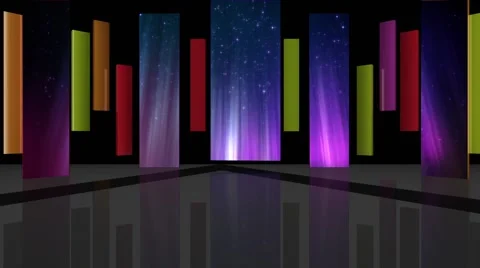 Entertainment TV Studio Set 38- Virtual ... | Stock Video | Pond5