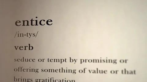 Entice Definition Stock Video Pond5, 40% OFF