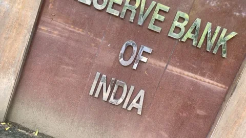 Entrance gate of Reserve Bank of India R... | Stock Video | Pond5