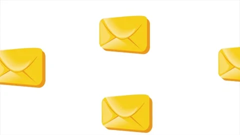 envelopes mail postal pattern animation | Stock Video | Pond5