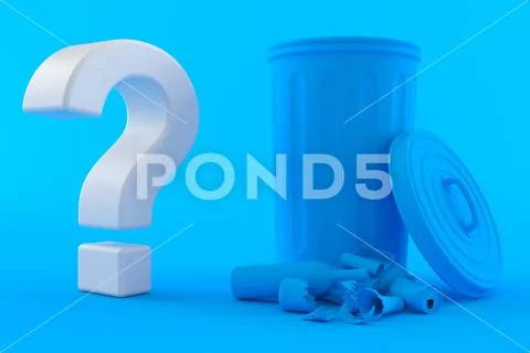 Environment background with question mark ~ Clip Art #130187919