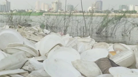 Environmental pollution problems: Water ... | Stock Video | Pond5