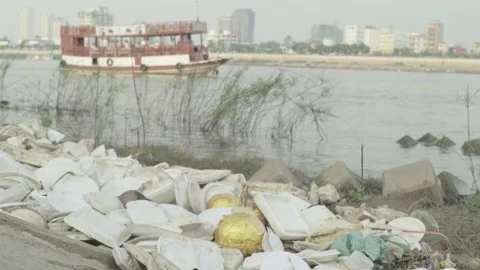 Environmental pollution problems: Water ... | Stock Video | Pond5