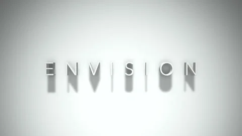 envision 3D title animation with shadows... | Stock Video | Pond5