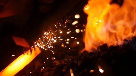 Blacksmith Sword Stock Footage ~ Royalty Free Stock Videos | Pond5