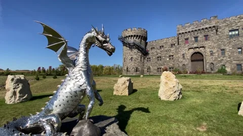 Epic Corporation Headquarters - Castle O... | Stock Video | Pond5