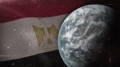 Egypt Flag Stock Footage ~ Royalty Free Stock Videos | Pond5