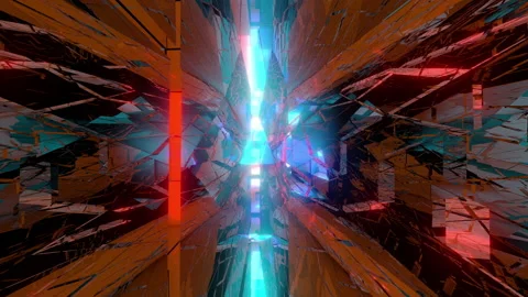Epic Journey Through The Dimensions VJ S... | Stock Video | Pond5