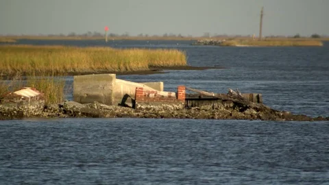 Louisiana Coastal Erosion Stock Video Footage | Royalty Free Louisiana ...