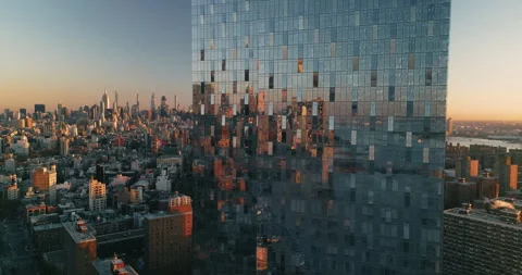 Epic panorama of New York City skyline d... | Stock Video | Pond5