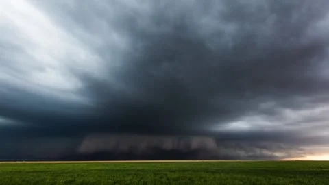 Epic thunderstorm moving clouds lightnin... | Stock Video | Pond5