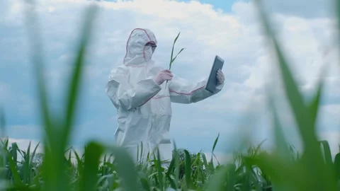 The epidemiologist works in the field. A... | Stock Video | Pond5