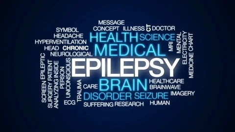 Epilepsy animated word cloud, text desig... | Stock Video | Pond5
