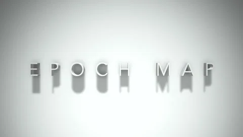 epoch map 3D title animation with shadow... | Stock Video | Pond5