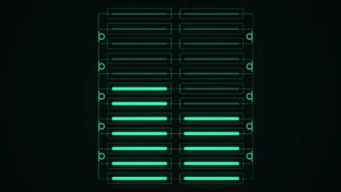 Equalizer Retro Style 8bit Terminal Gree... | Stock Video | Pond5
