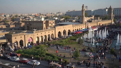 Erbil City, Iraqi Kurdistan. Panoramic V... | Stock Video | Pond5
