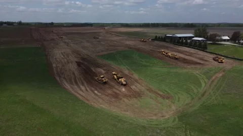 Erin Residential Excavation Farm Dolly O... | Stock Video | Pond5