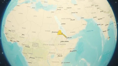 eritrea map google earth