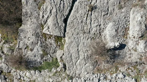 Erosion of bare wrinkled rock - texture ... | Stock Video | Pond5