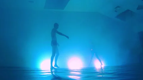 Erotic couple dancing into smoke cloud a... | Stock Video | Pond5