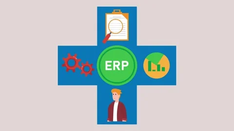 ERP Enterprise resource planning | Stock Video | Pond5