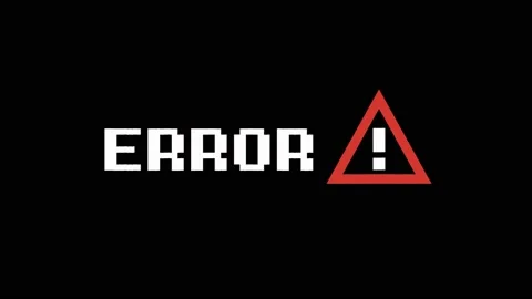 Error glitch text effect animation. 4k v... | Stock Video | Pond5