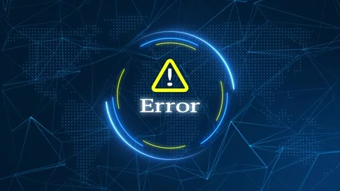 Error Text Effect Technology Background | Stock Video | Pond5