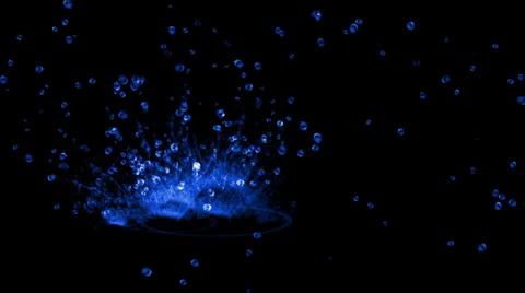 erupt geyser,waterdrop & ripple in pond. | Stock Video | Pond5