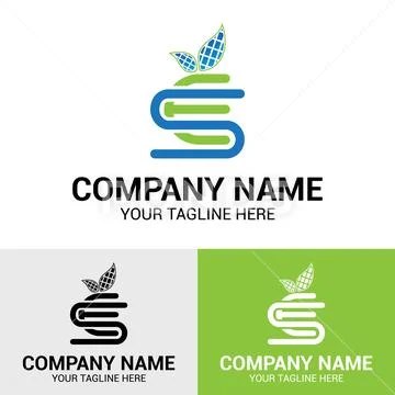 ES Letter Initial Eco Solar Energy Company Logo Design Template ...