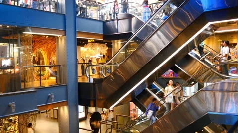 Shopping Centres Mall Lapse From Time Stock Videos – Royalty-Free HD & 4K Videos | Pond5