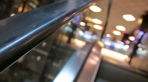 Shopping Center Escalator Stock Footage ~ Royalty Free Stock Videos | Pond5