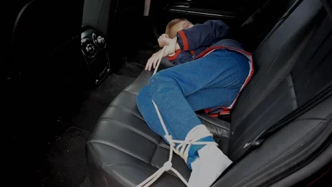 escape from captivity. Child boy capture... | Stock Video | Pond5