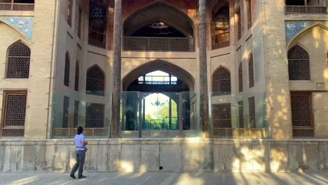 Esfahan historical palace of hasht behes... | Stock Video | Pond5