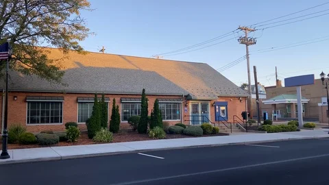 Small Town Bank Stock Video Footage | Royalty Free Small Town Bank ...