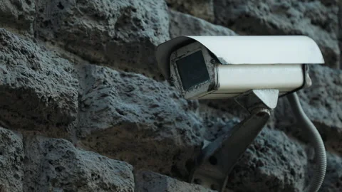 Establishing Shot of Modern CCTV Camera ... | Stock Video | Pond5