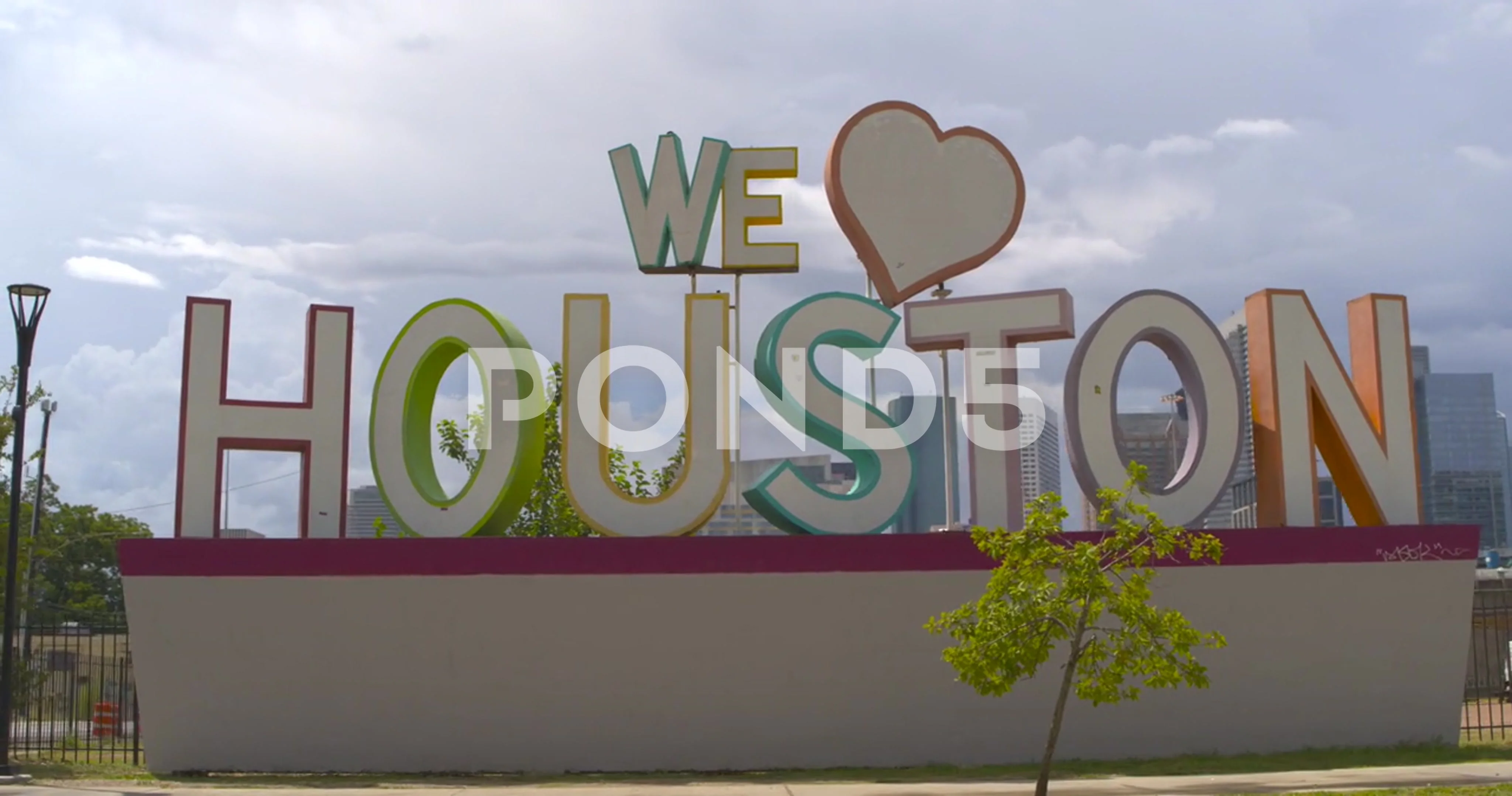 We Love Houston The Famous 'We Love Houston' Sign And The Houston