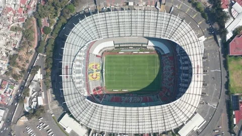 Estadio Azteca Football Stadium Aerial T... | Stock Video | Pond5