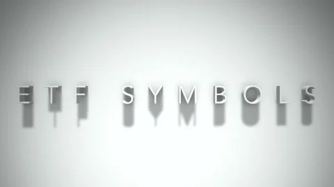 etf symbols 3D title animation with shad... | Stock Video | Pond5
