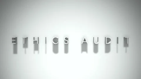 ethics audit 3D title animation white te... | Stock Video | Pond5