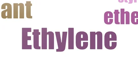 Ethylene Word Cloud Animated Isolated On... | Stock Video | Pond5